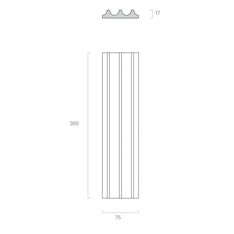Classic Fluted Tiles - Type 3 - Teamwork Global
